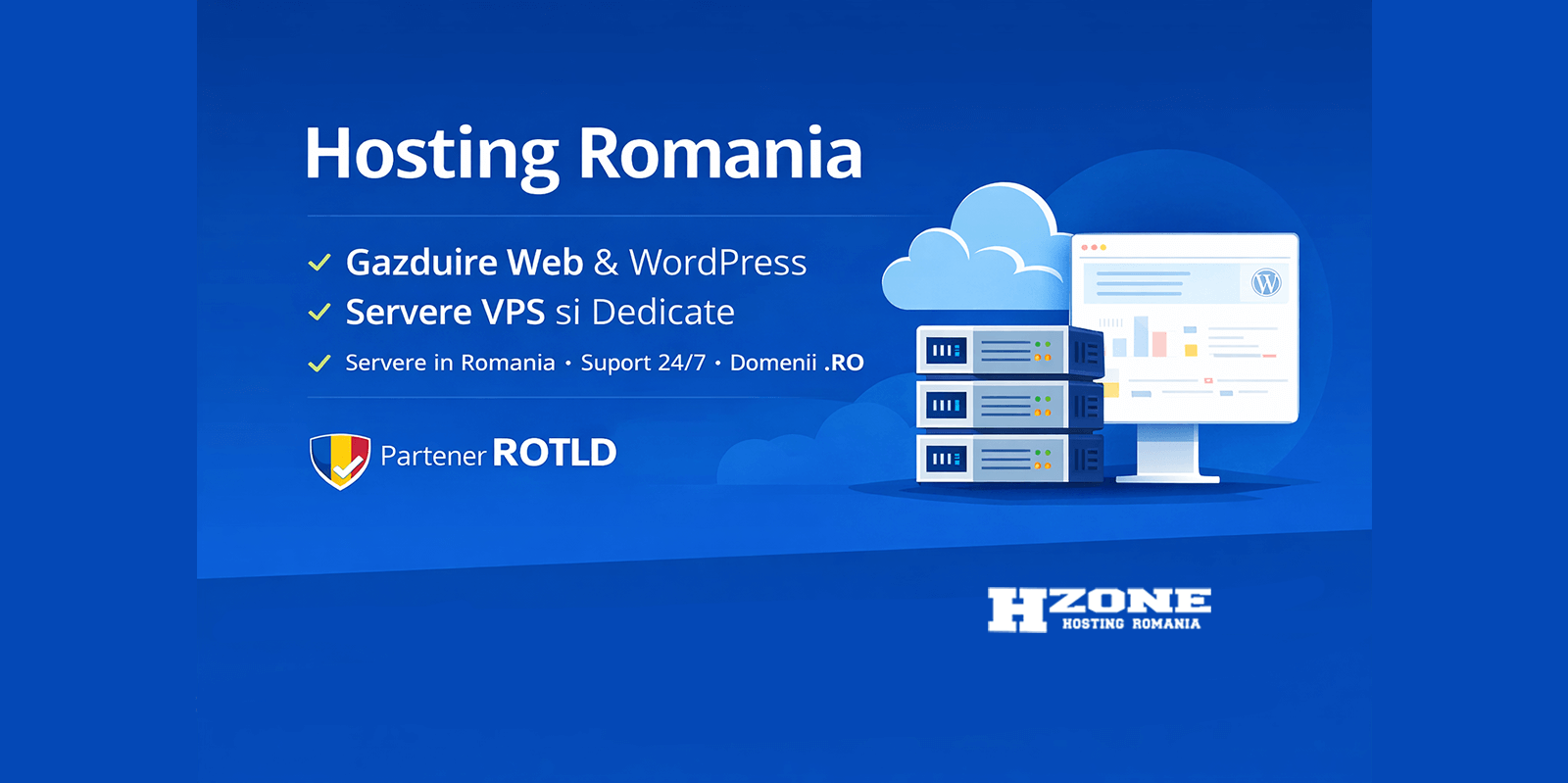 Hosting Romania - Gazduire Web, WordPress & Domenii .RO - HZone